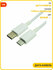 Дата-кабель MicroUSB-Type-C, 1 м, белый