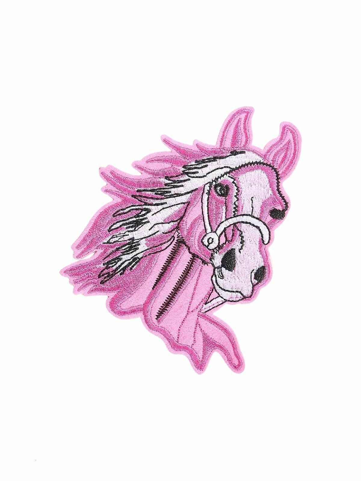 Лошадь вышивка аппликация, - 5