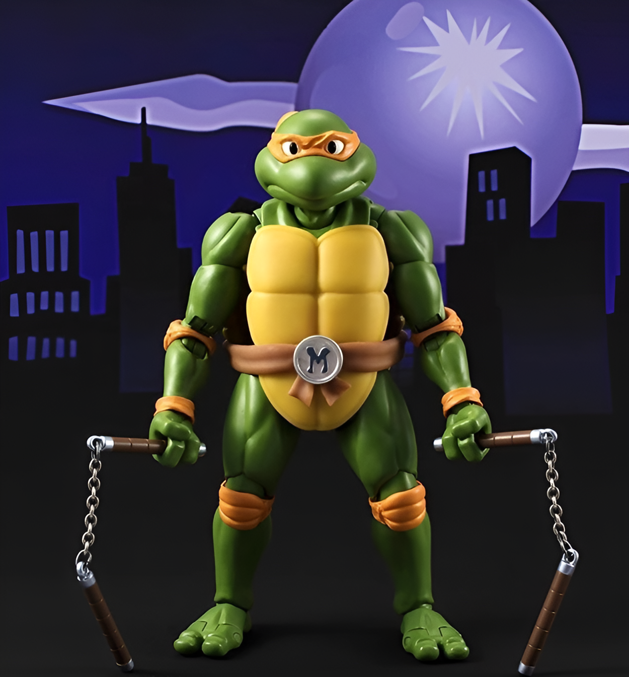 Фигурка Черепашки Ниндзя: Микеланджело / Michelangelo TMNT (14 см)