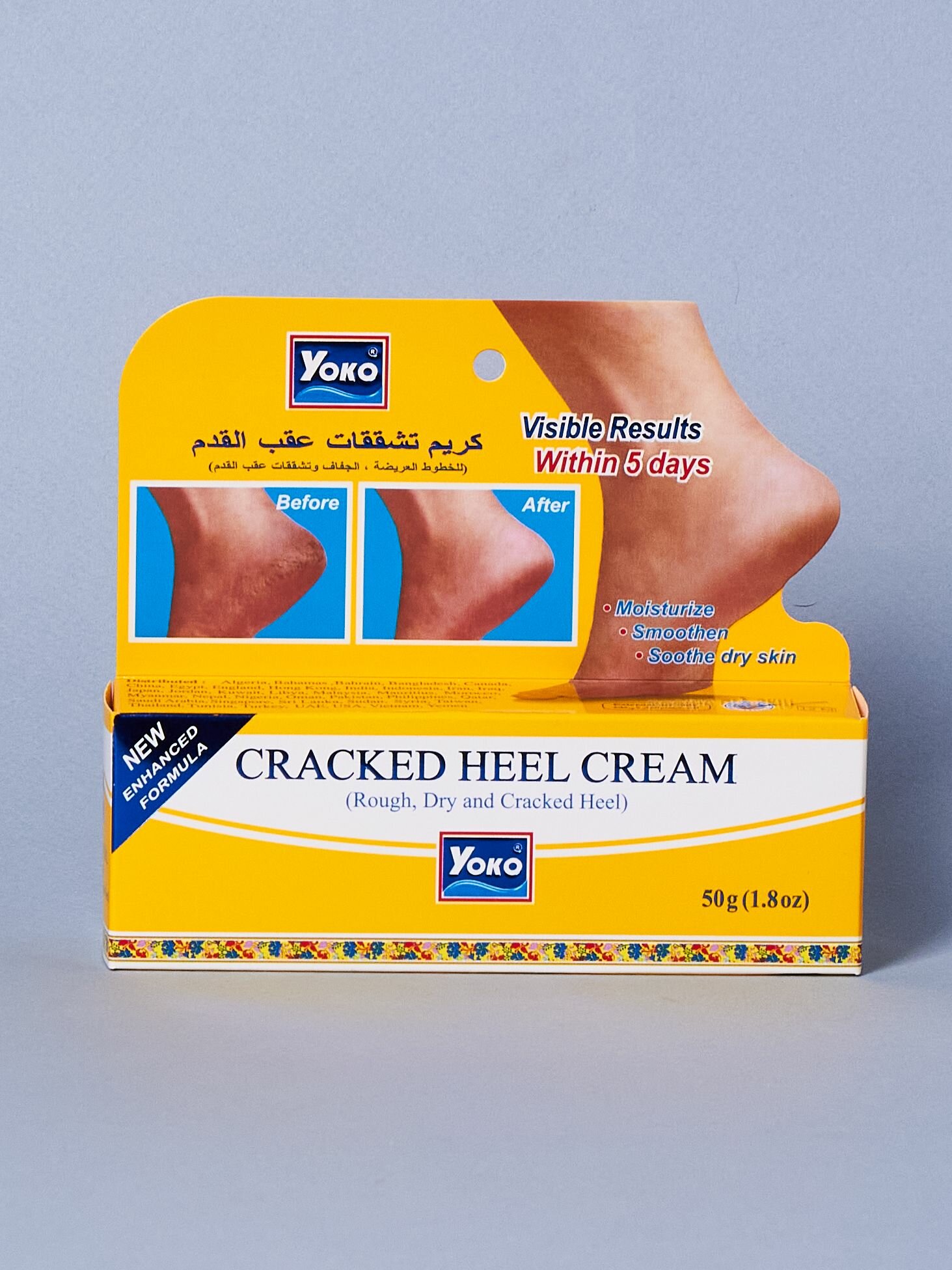 YOKO Крем от трещин на пятках 50г Cracked Heel Cream
