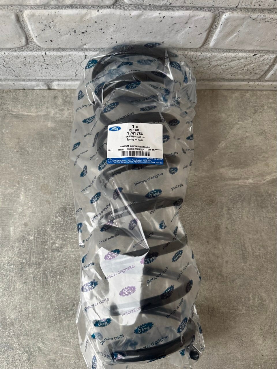 1741784 Оригинальная пружина подвески Ford