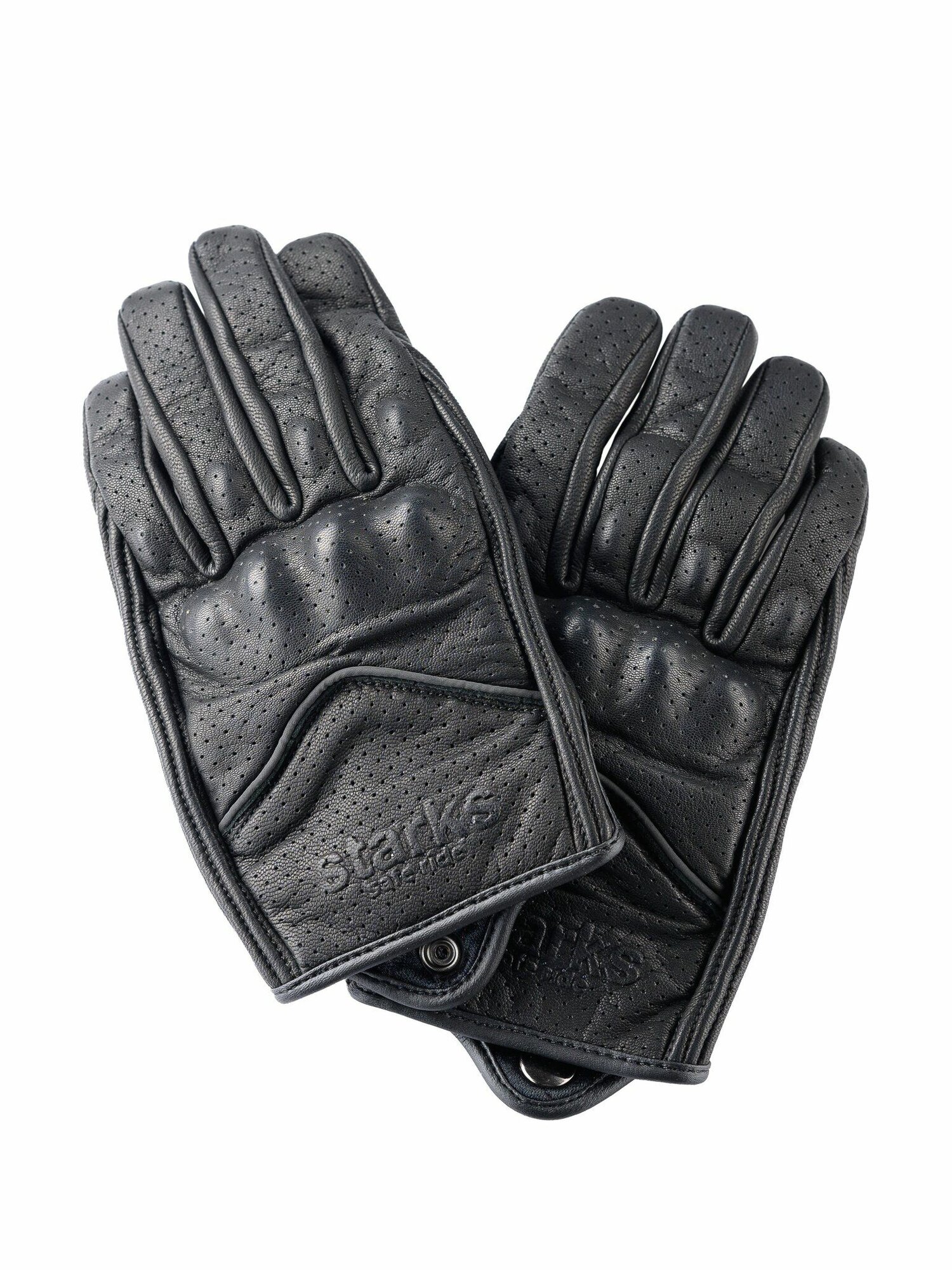 Мотоперчатки Starks Alfa / Черный (XL / Черный)