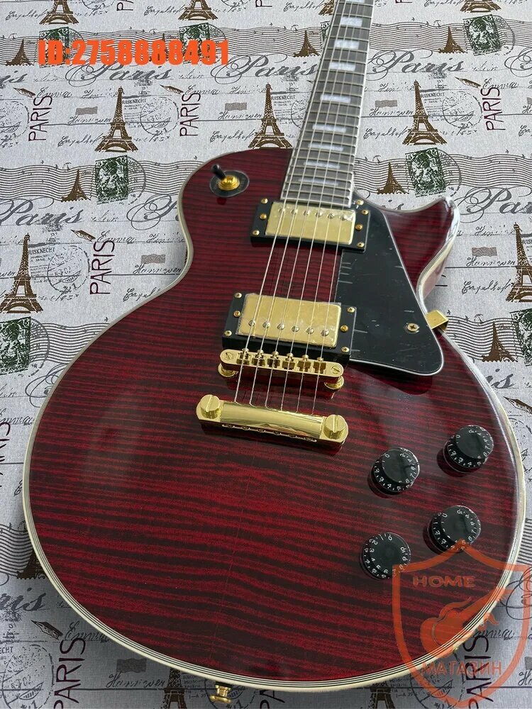 GIBSO Электрогитара электрогитара/гитара для начинающих 6-струнная, корпус Махагони 39"