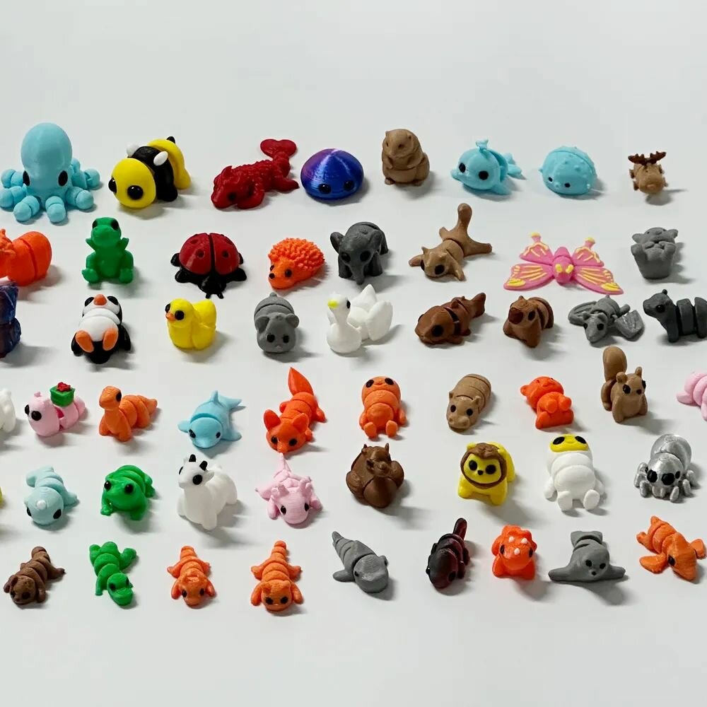 37 предметов 3D-печать фигурки животных, набор для декора и обучения - коллекционные модели зверей для комнаты, сада и праздничного оформления