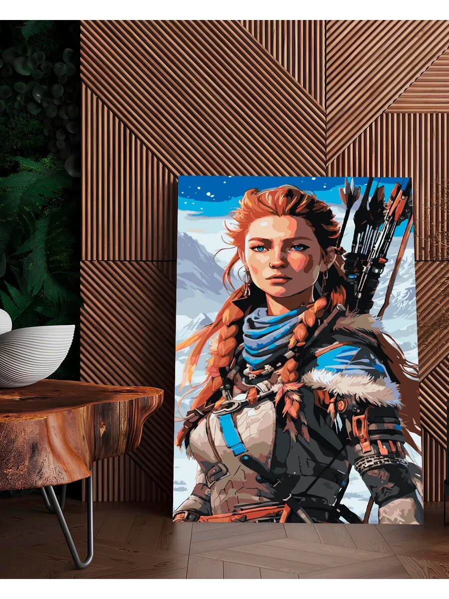 Картина по номерам Horizon Zero Dawn_Элой
