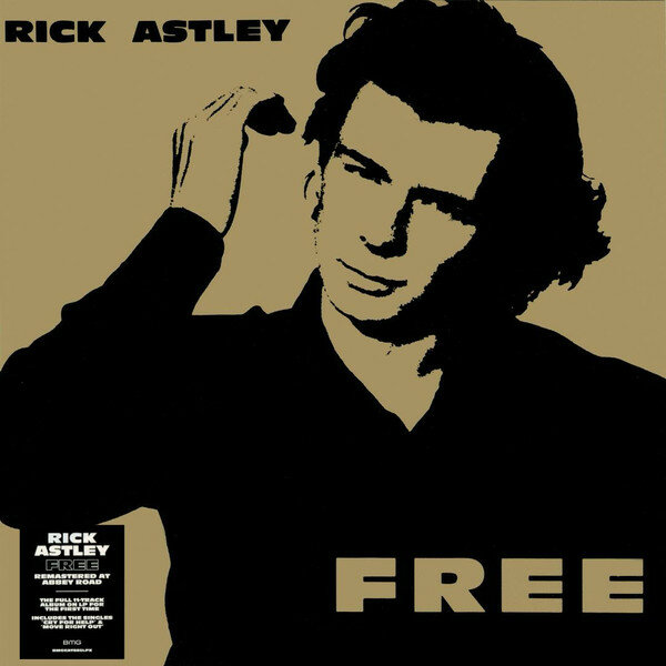RICK ASTLEY - Free, (LP, Album, Reissue, Remastered, Black Vinyl) Виниловая пластинка
