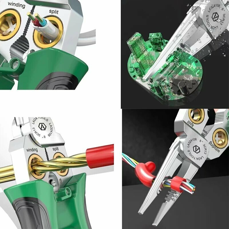 Плоскогубцы LAOA, для электриков, антистатические, высокохромистые губки
