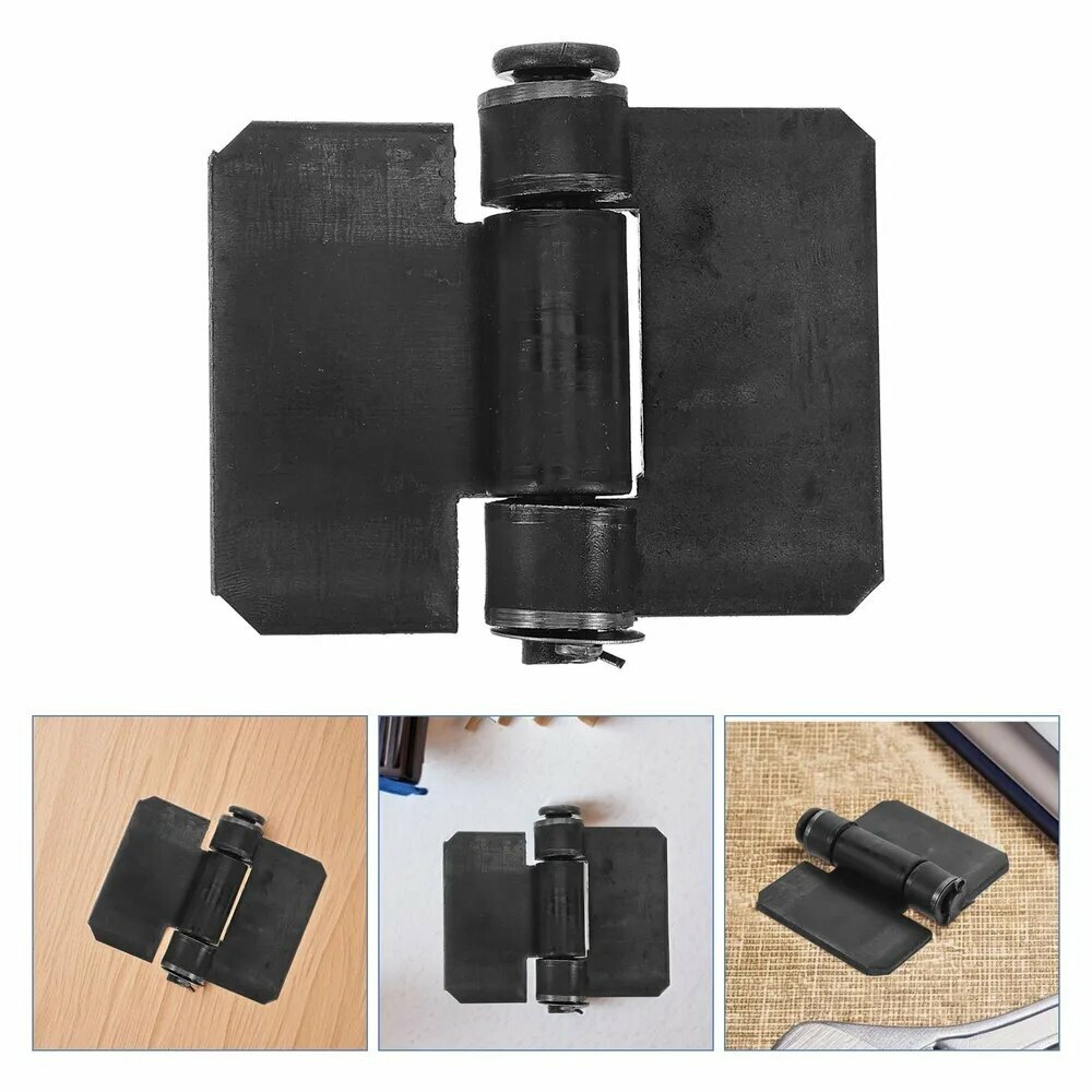Усиленные Черные Петли Для Тяжелых Дверей С Коррозионной Стойкостью И Легким Монтажом 9.00X7.50X2.00Cm