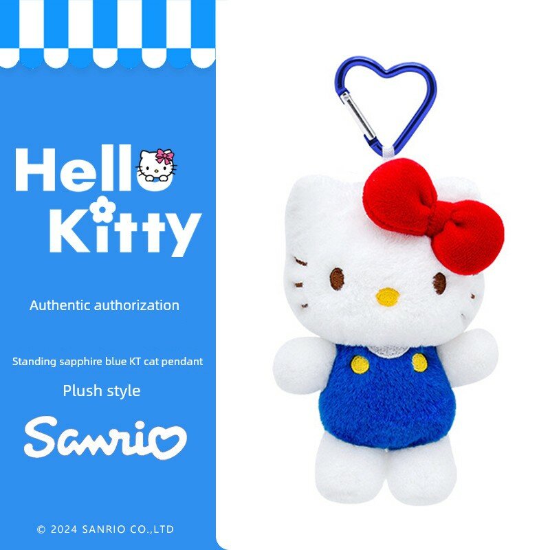 Оригинальный плюшевый кулон Hello Kitty, брелок для сумки Hello Kitty, игрушка-украшение, подарок на день рождения