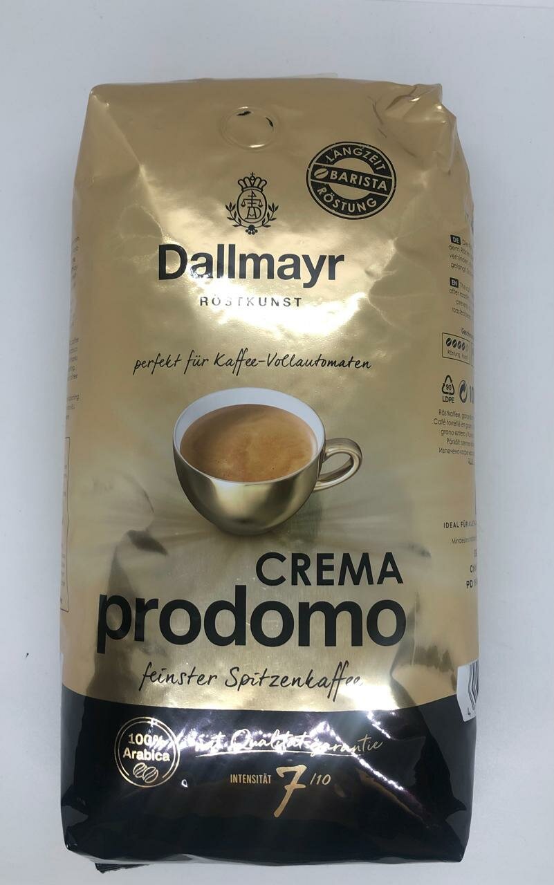 Кофе в зернах " Dallmayr Продомо Крем " 1000 г