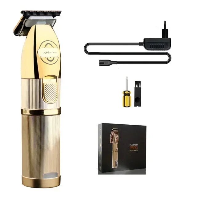 Pop Barbers P600 Триммер для волос из алюминия Европейская, P700 with box