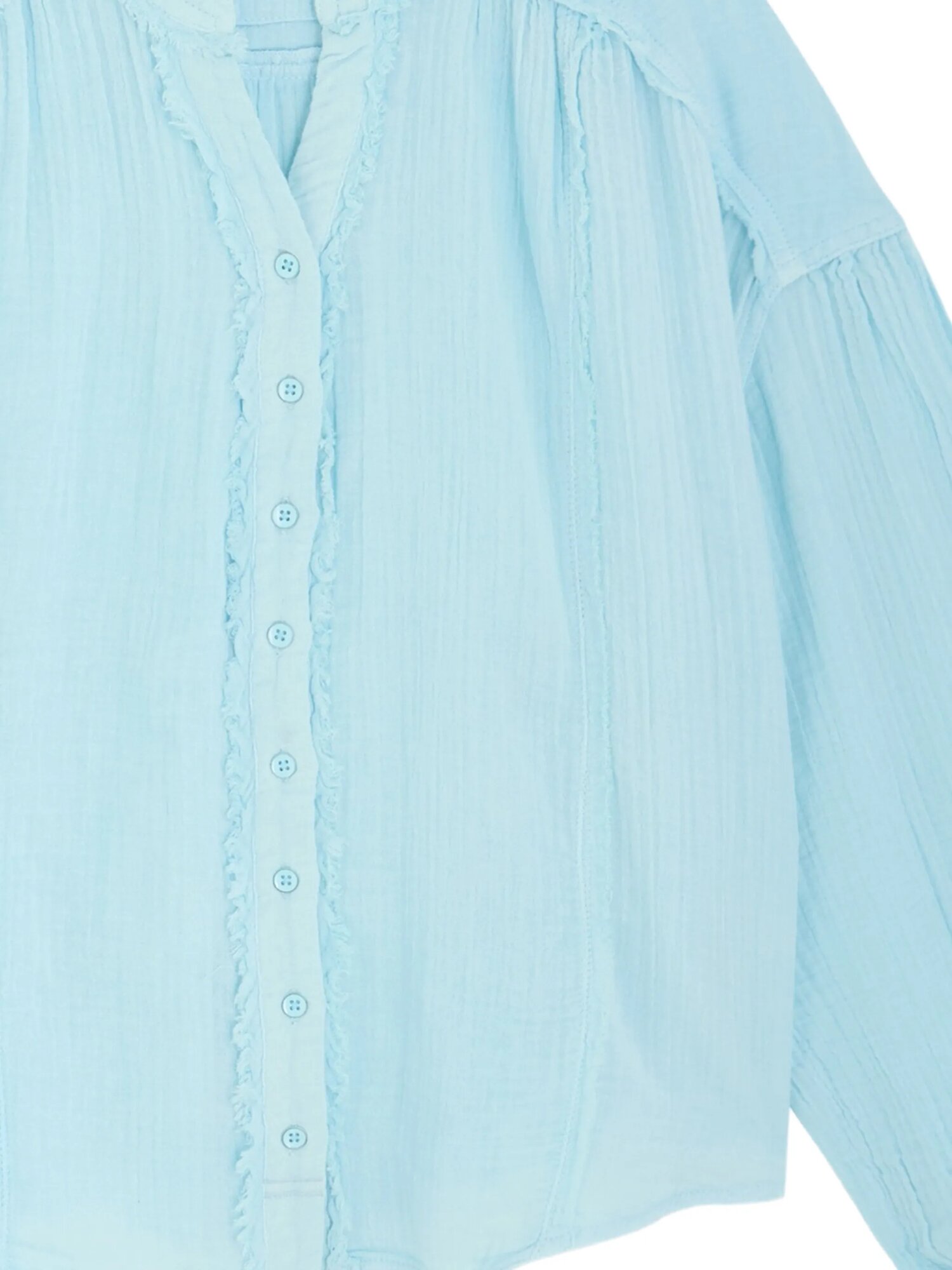 Рубашка Free People Valley Double, размер L, blue — фото 1
