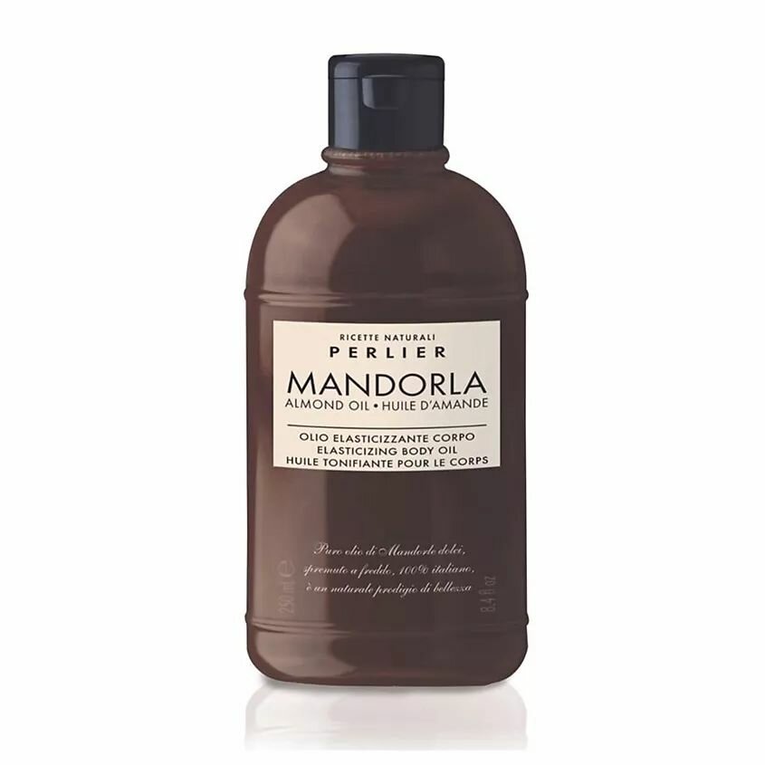 PERLIER Масло для тела повышающее эластичность с миндалем Mandorla Almond Oil, 250 мл