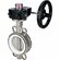 Затвор дисковый поворотный DN.ru 316L-316L-PTFE Ду300 Ру16 с редуктором HGB-3