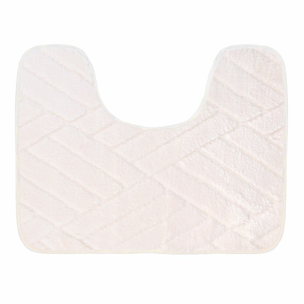 Коврик для туалета, вельвет, губка 0,8 см, полиэстер, 50х40 см