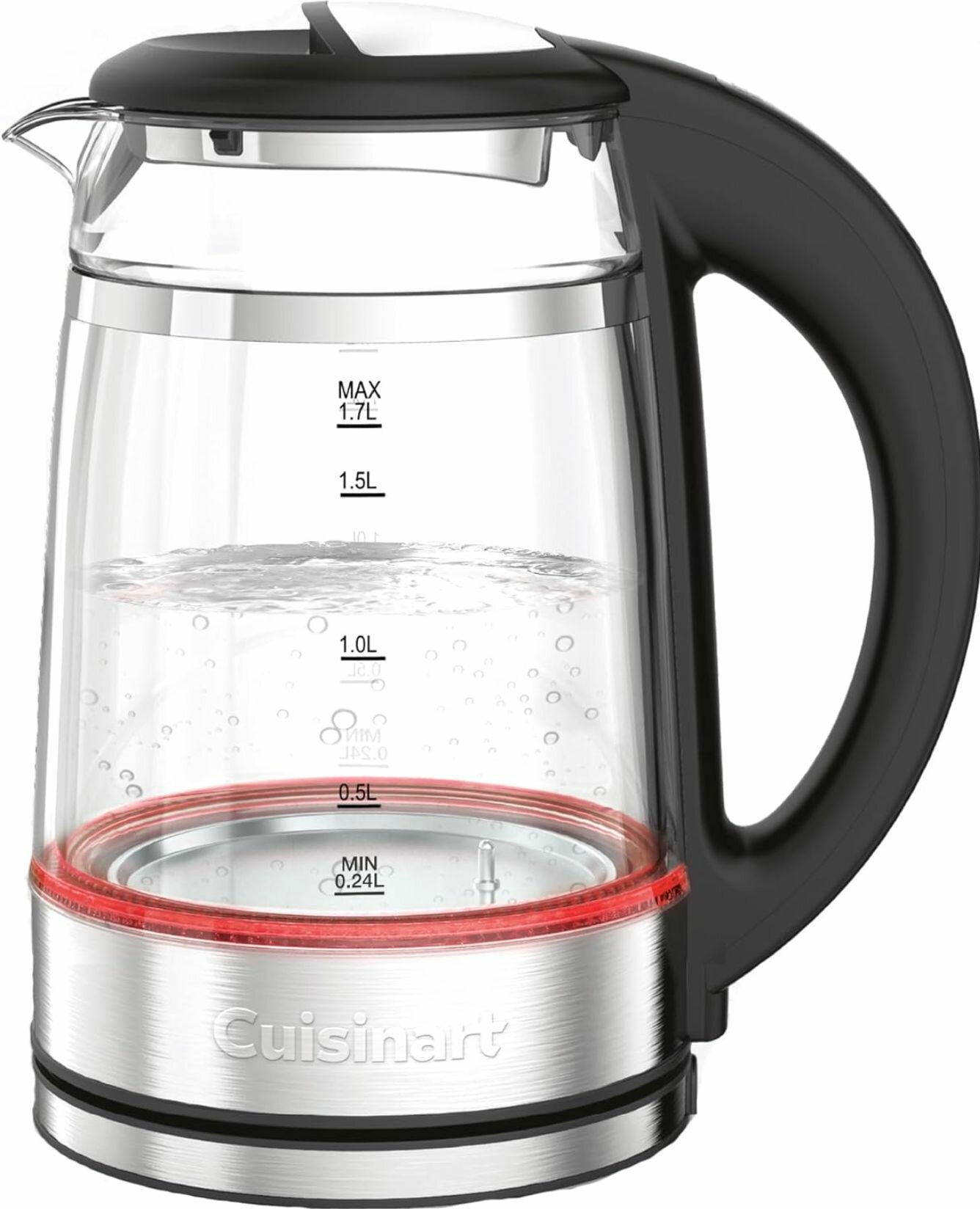 Электрический чайник Cuisinart 1,7 л из стекла с регулировкой температурыGK19U