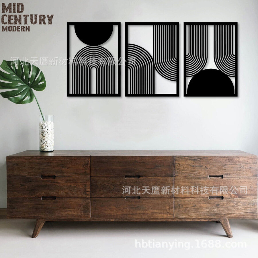 Настенное украшение в стиле бохо, геометрическое, средневековое, современное, из фетра, большого размера, абстрактное,