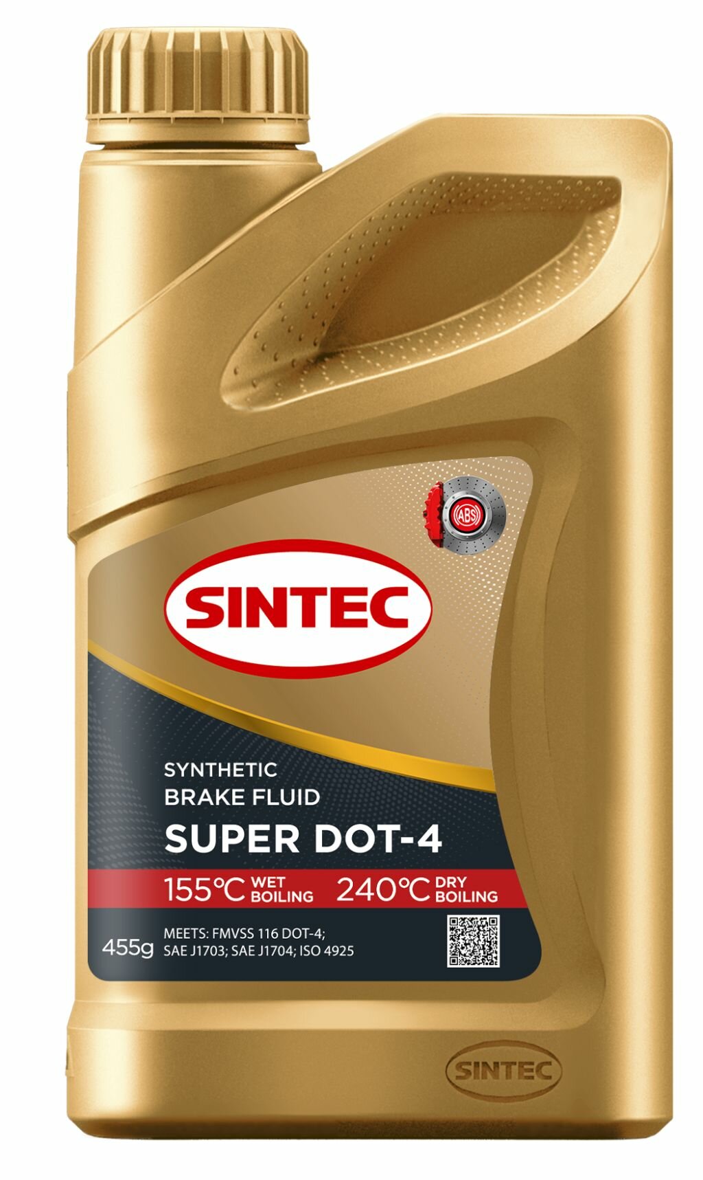 Тормозная жидкость Sintec Super DOT-4 455 гр