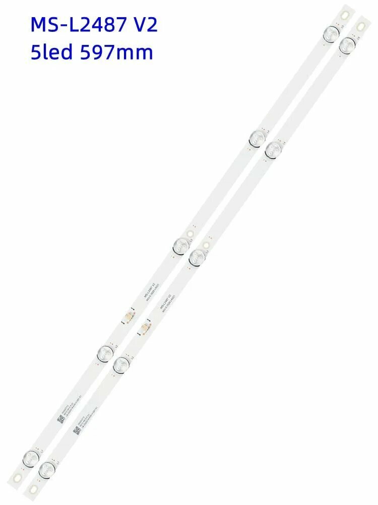 2 шт. Подсветка MS-L2487 V2 для ТВ Dexp H32D7200C EX-32HT003B