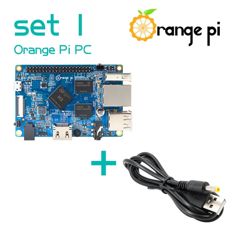 ПК Orange Pi + кабель питания, поддержка Android, Ubuntu, Debian Mini Single Board