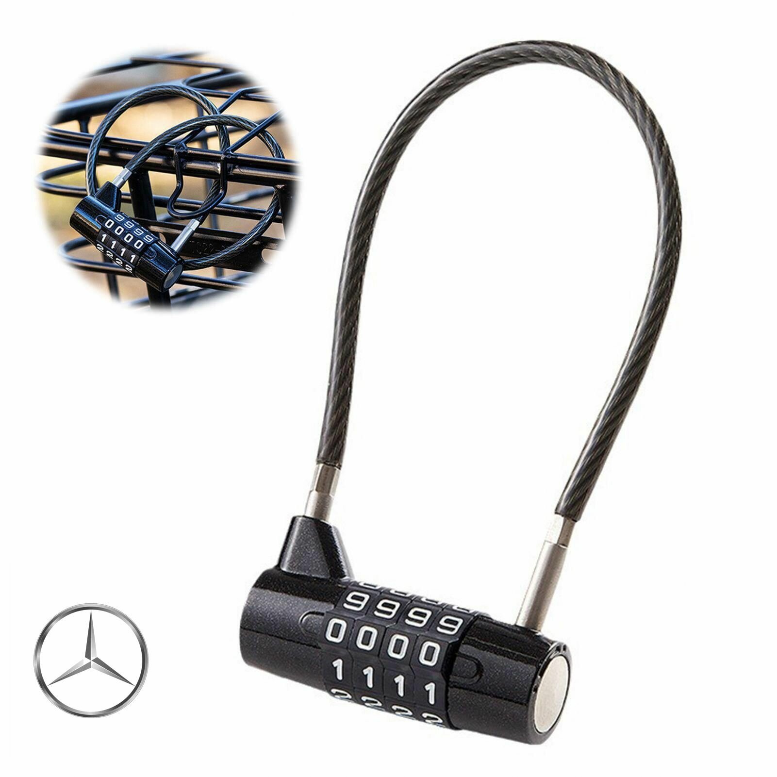 Стальной кодовый замок универсальный для ворот, холодильника и инструментов, защита от взлома