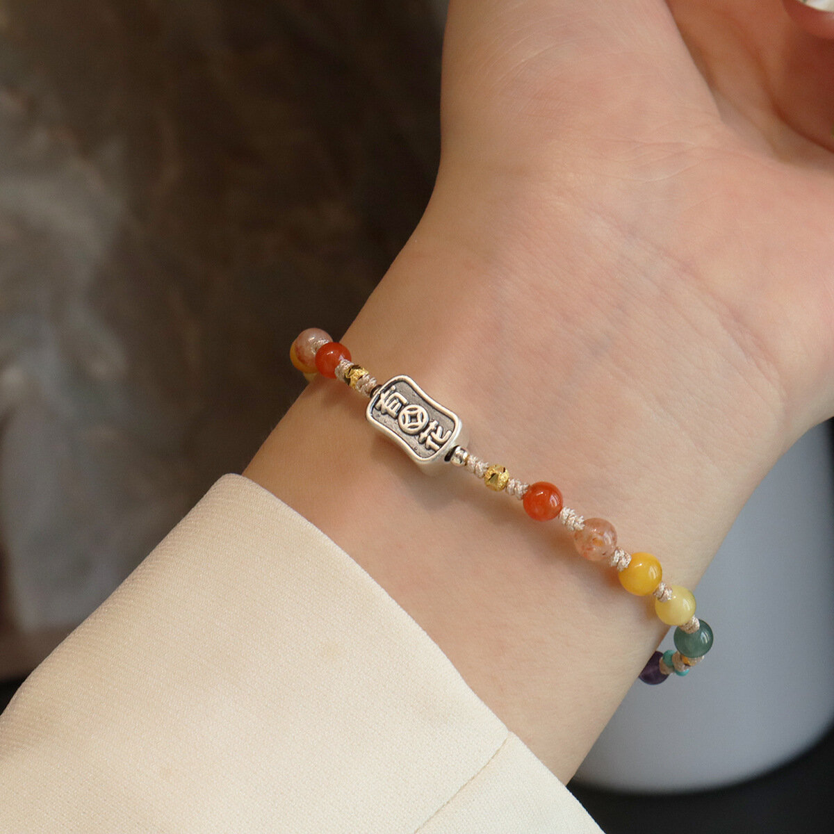 YM Mall Браслеты из лимонного и розового , привлекают любовь