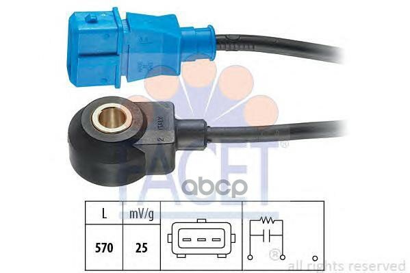 Датчик детонации VW PASSAT III 1.6 10/94- 08/96 Facet арт. 93054