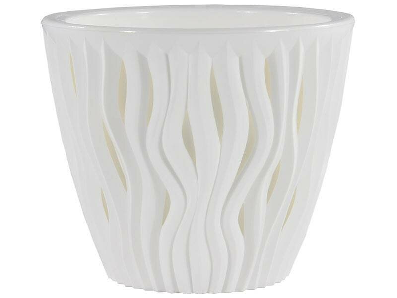 Кашпо Вдохновение 4.5л, белый/белый