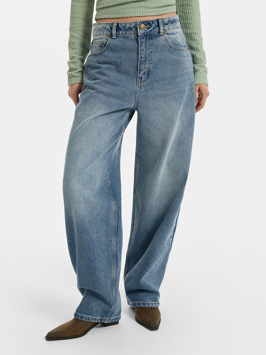 Джинсы багги 