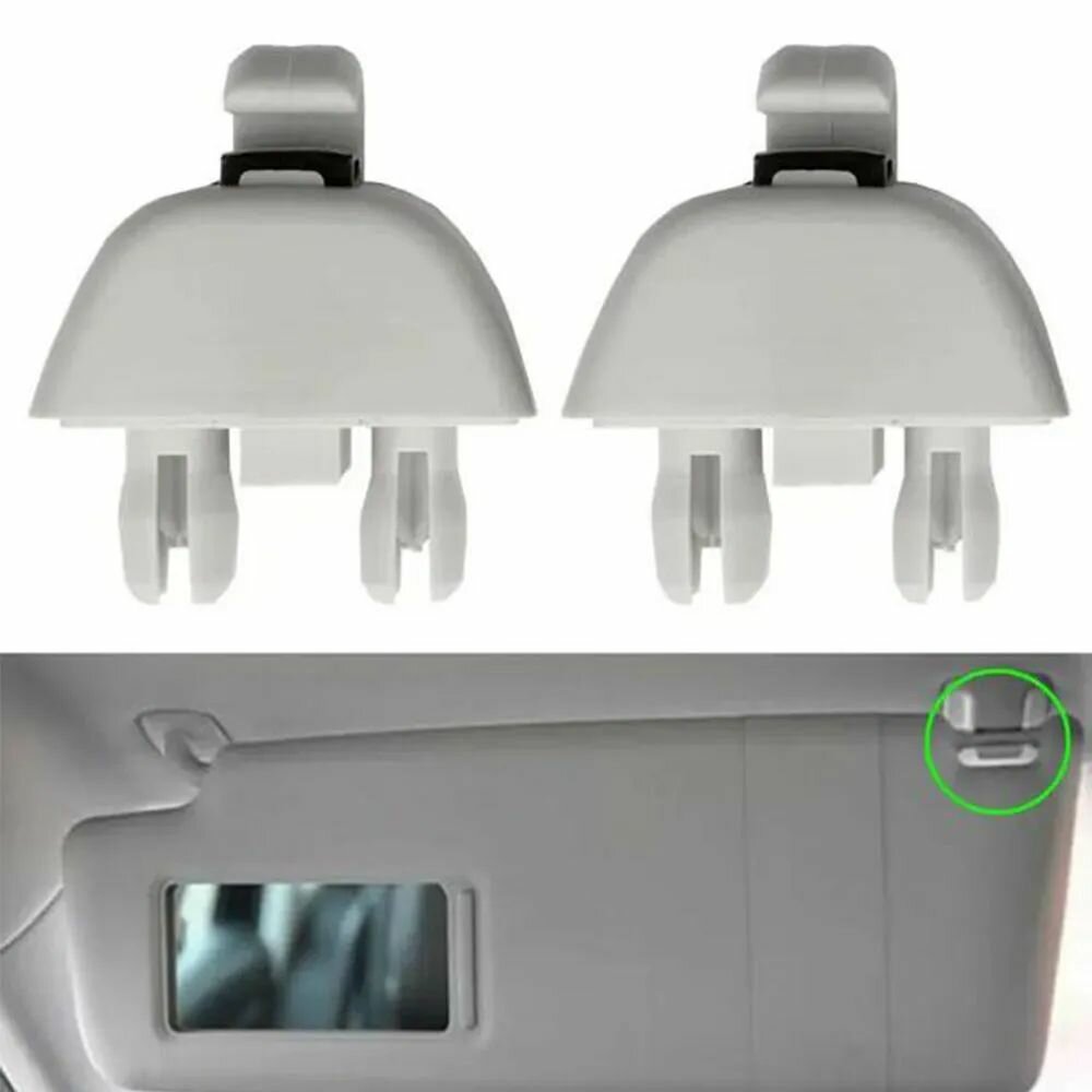 2шт 6R0857561Y20 Защелки Для Солнцезащитного Козырька Для VW Polo Passat Skoda Seat