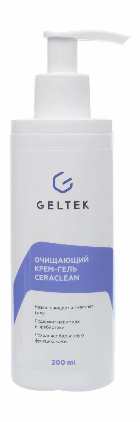 Гельтек Крем-гель Ceraclean очищающий, фл. 200 мл