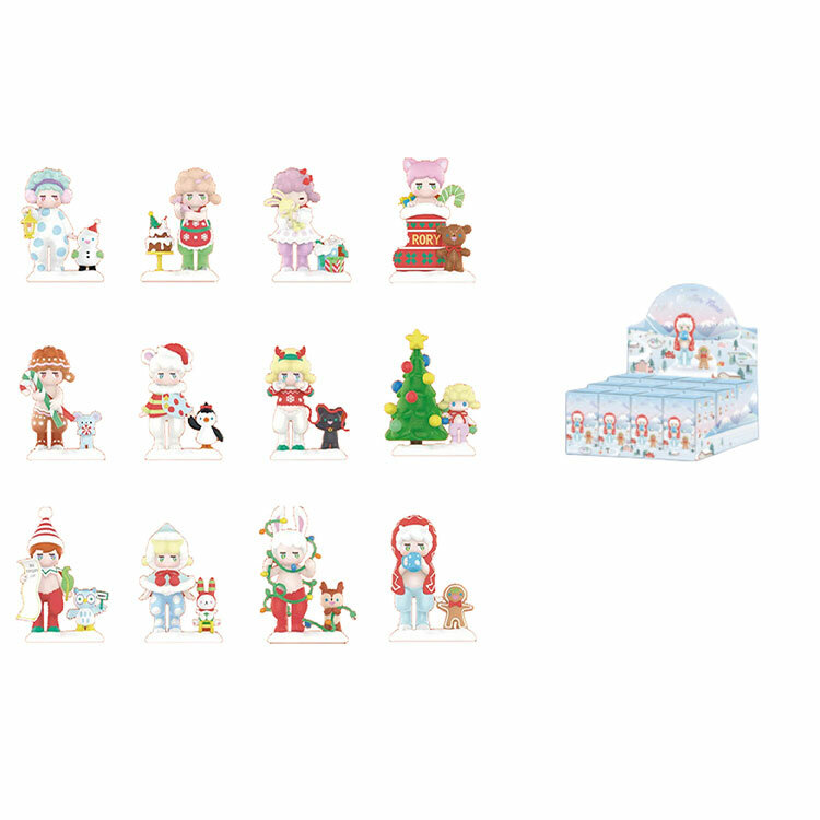 POP MART Pansum Satyr Rory Serene Зимняя коллекция Слепые коробки 1 Слепой бокс Полная упаковка 12 шт null