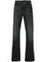 Джинсы MARCELO BURLON Medium Stone Cross, размер 30, черный
