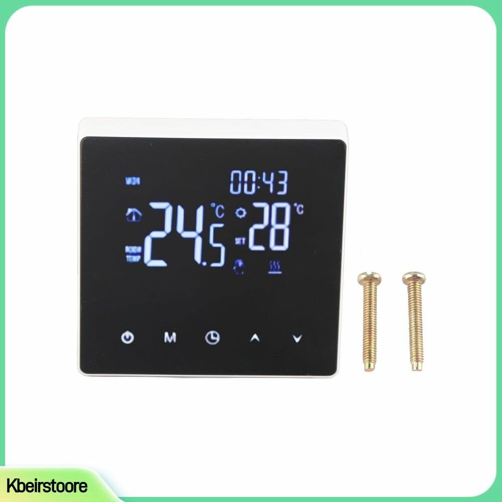 Белый сенсорный термостат K2MRH3A, 90-240В, регулятор котла+пол