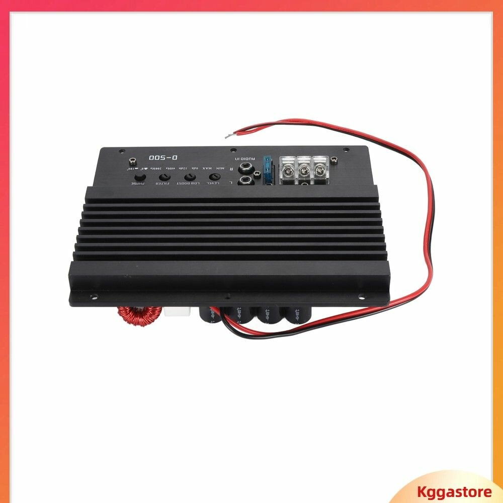 Плата усилителя 12V 800 Вт, алюминиевый сплав, для сабвуфера 8-12 дюймов