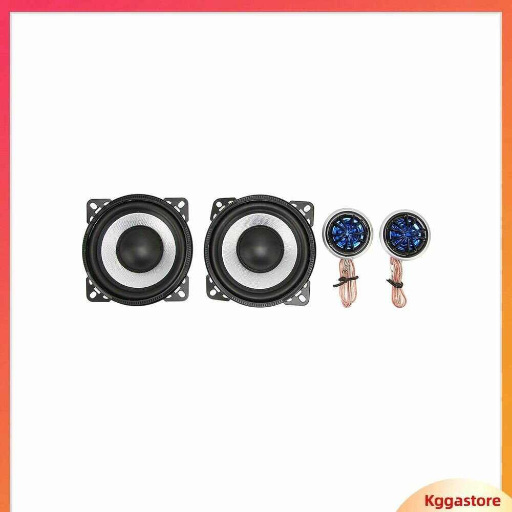 4 коаксиальных динамика 120 Вт, 4 дюйма, твитер/сабвуфер, для грузовика/автомобиля