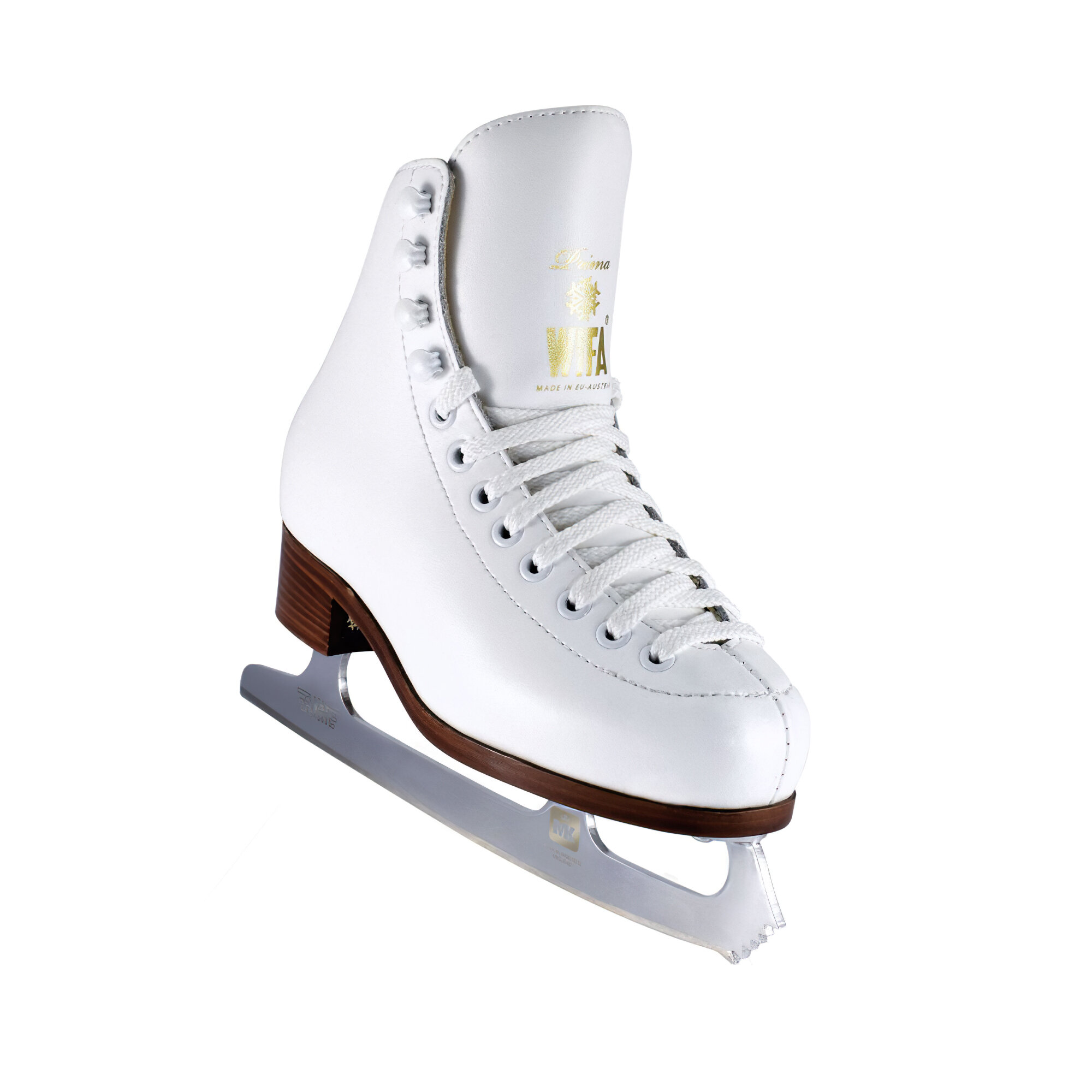 Детские коньки WIFA Prima Set, для фигурного катания, белые, размер 33, Австрия