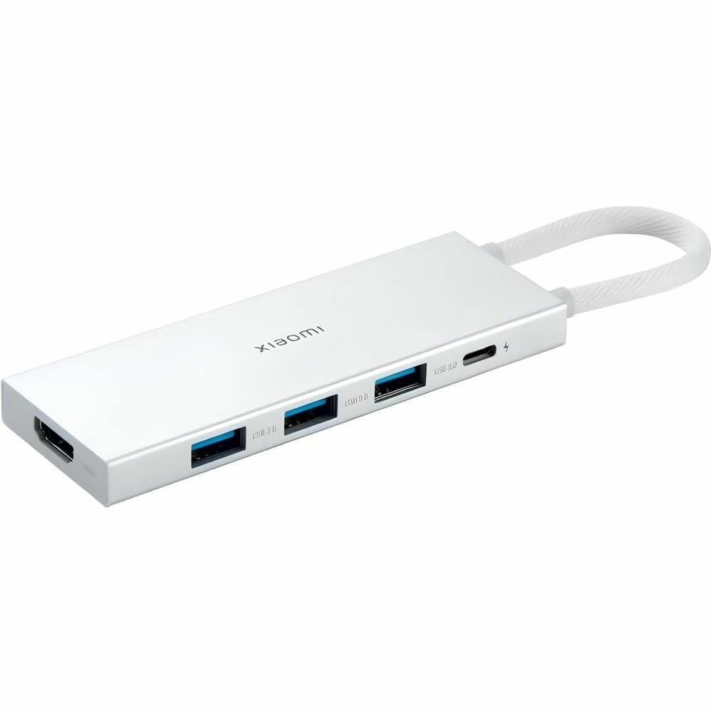 Док-станция Xiaomi 5 в 1 с USB Type-C USB3.0 HDMI 4K PD100W(XMDS05YM) , Белый