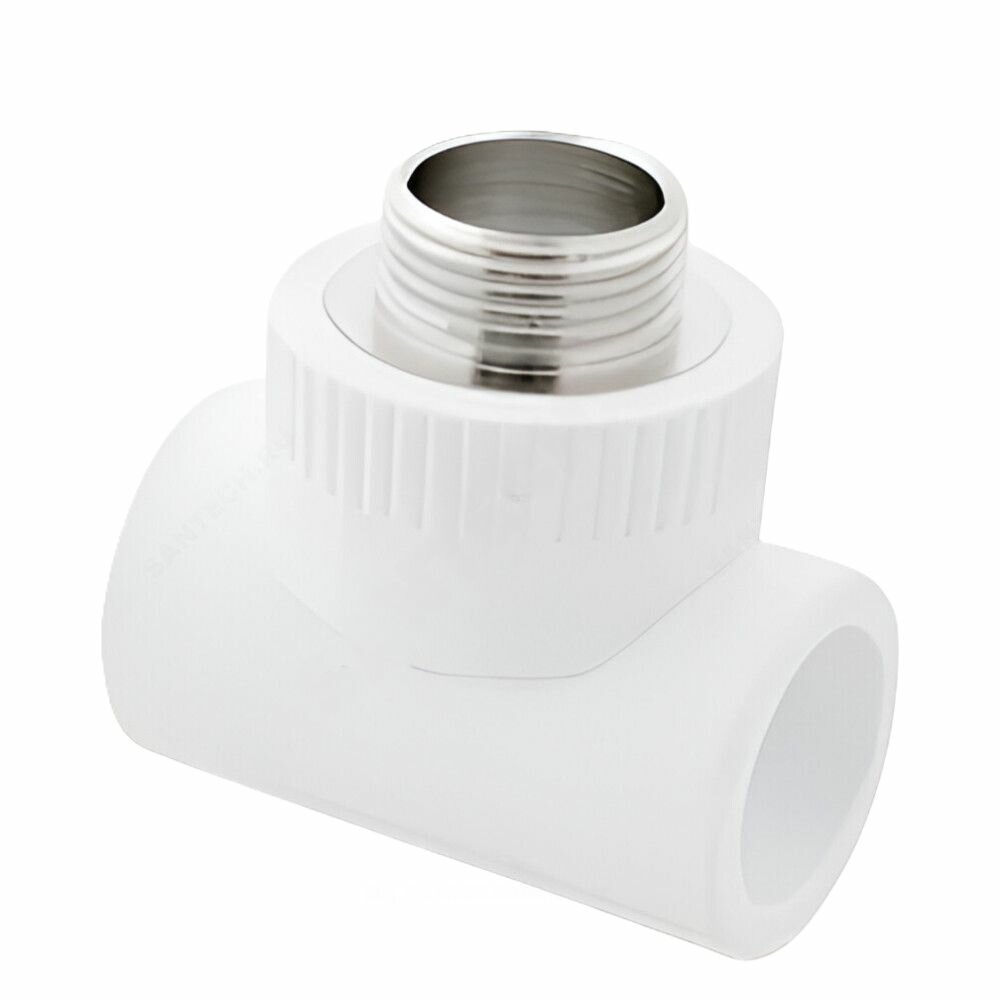 Тройник PP-R комбинированный белый Дн 32х1" НР RTP (РосТурПласт) 10757