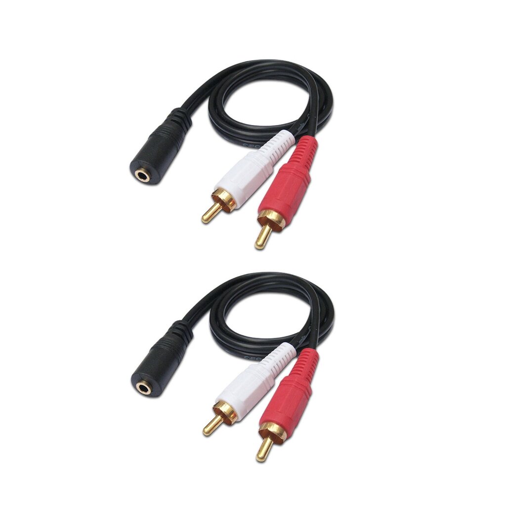 3,5 мм на 2RCA штекер, аудиокабель, Y-образный разветвитель, кабель AUX для колонок