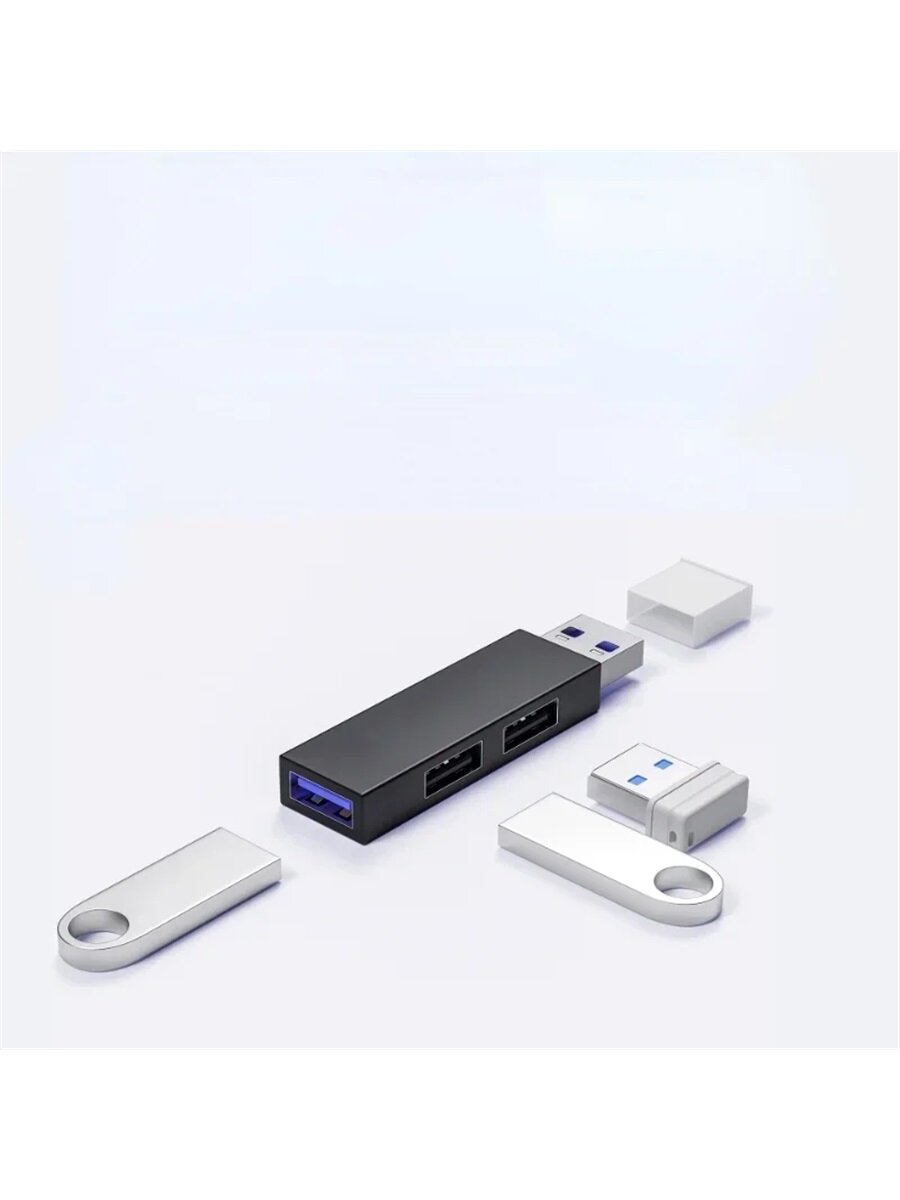USB 3.0 Micro SD TF Карта Компьютерный адаптер для жесткого диска, 3-портовый USB-концентратор, проводная мышь-клавиатура USB Extend с кард-ридером