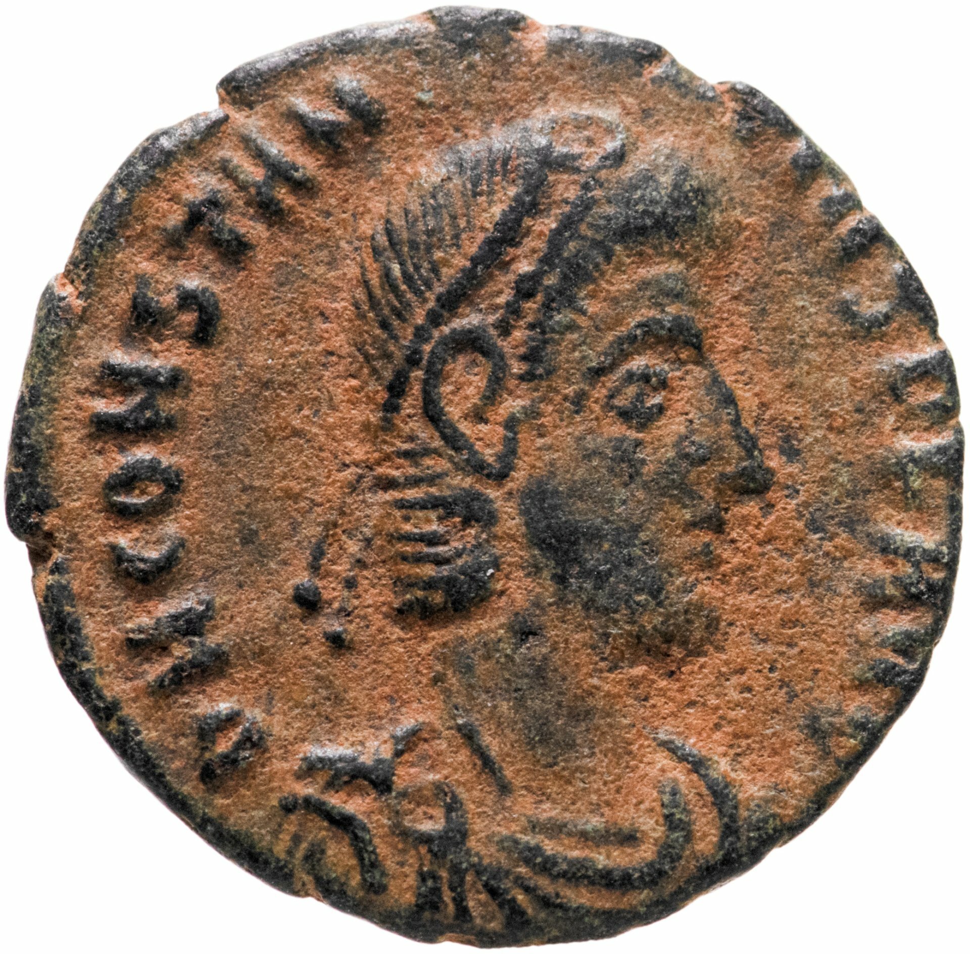 Римская империя, Констанций II, 337-361 годы, Центенионалий , Медь, в сохранности VF