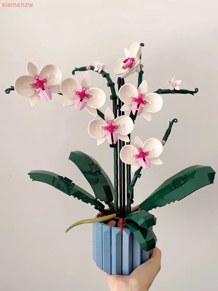 Конструктор BOTANICALS Орхидея, 608 деталей, возраст от 18+, 10311