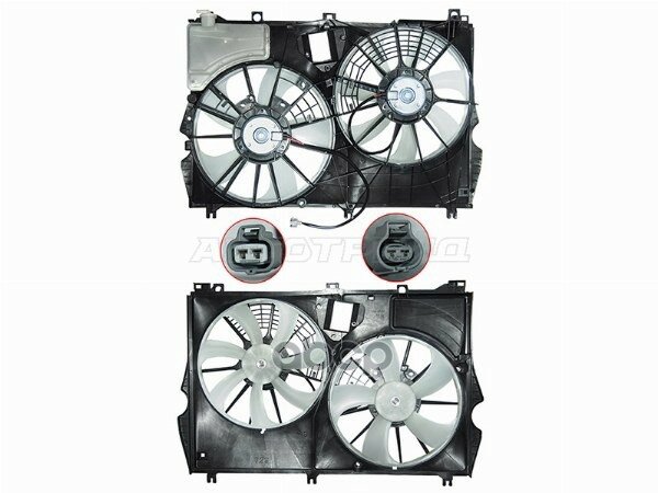 Диффузор радиатора Lexus RX 15-19 Sat арт. ST-LX48-201-0