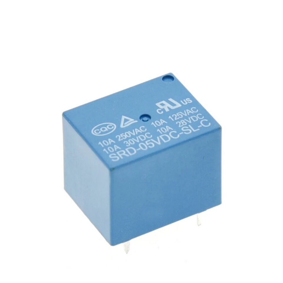 Реле SRD-05VDC-SL-C 5V, 10A, 250VAC