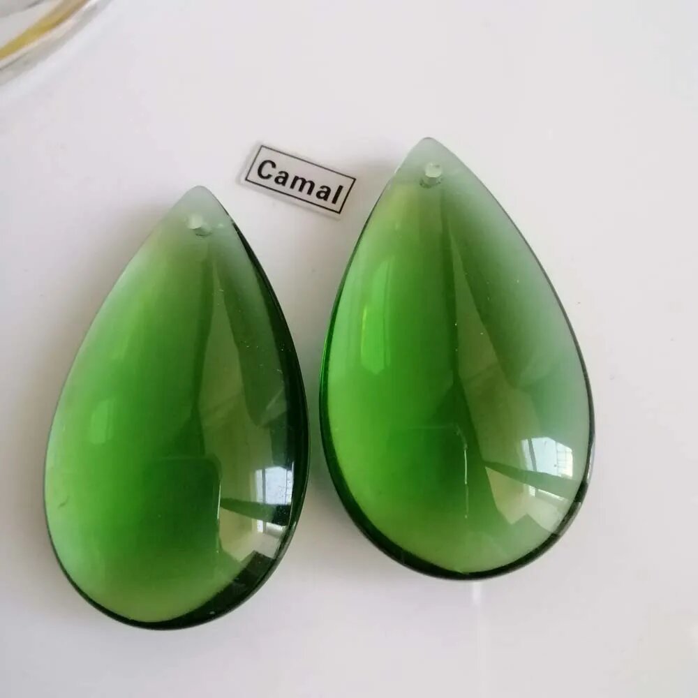 Camal, 8 шт, 50 мм, разноцветные призмы в форме капли воды для освещения люстры, Ловец Солнца, украшение, освещение, декор для домашней комнаты