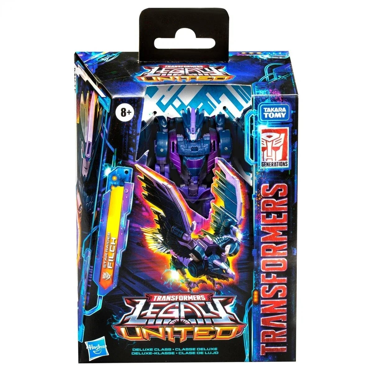 Коллекционная фигурка Transformers Legacy United D-Class Hasbro Темно-синий, Filch