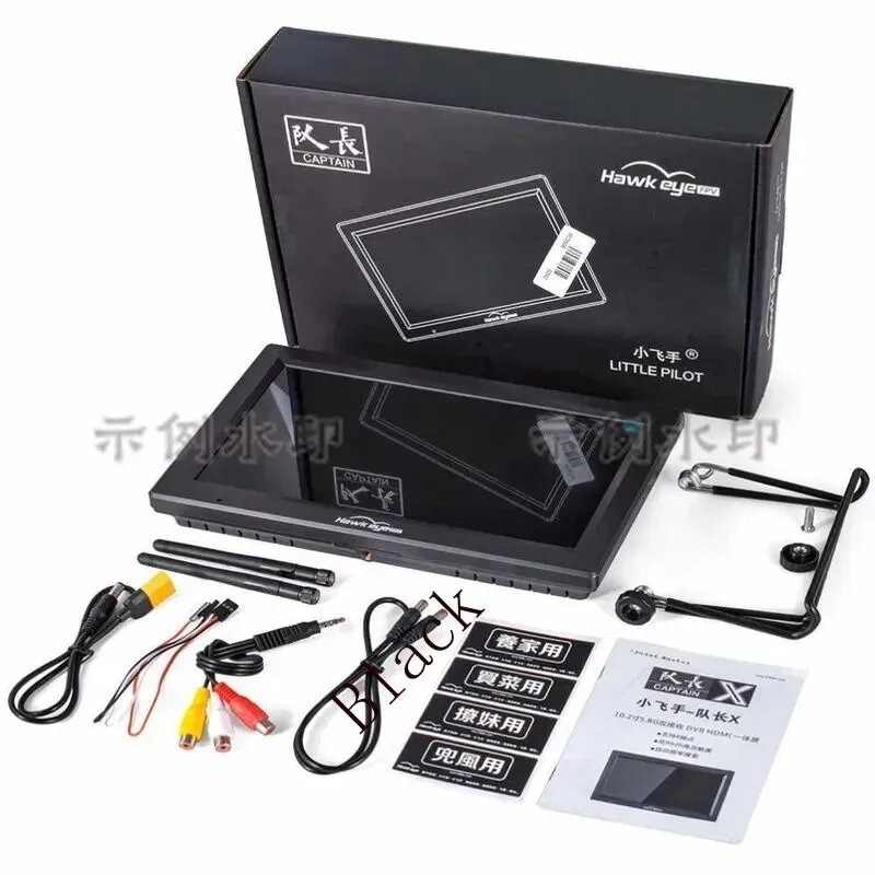 Hawkeye Little Pilot Captain X - 10.2" монитор с DVR, 5.8G 60CH, двойным приемником