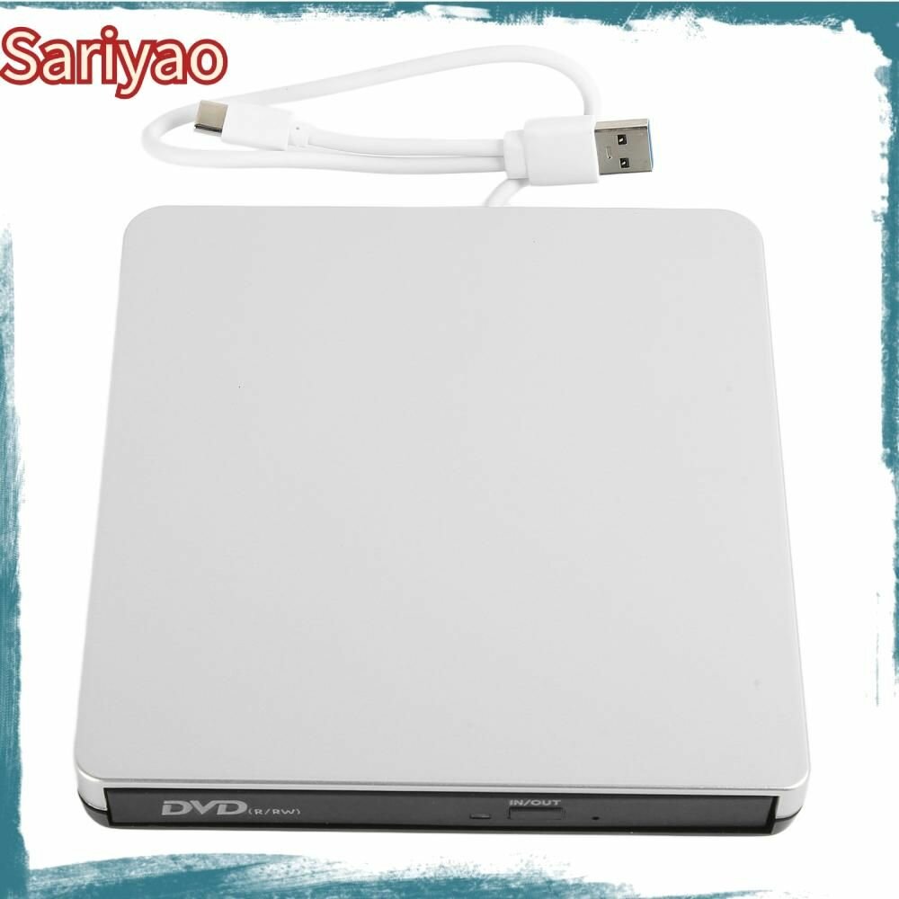 Внешний CD DVD привод, ультратонкий, портативный, для ноутбука и настольного компьютера