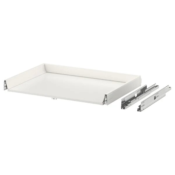 Выдвижной ящик MAXIMERA, низкий, белый, 80x60 см